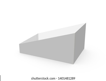 Cgi 3d Blank Empty White Counter Stock Illustration 1401481289 ...