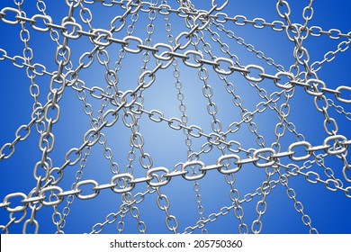 Chain Background Stock Illustration 205750360