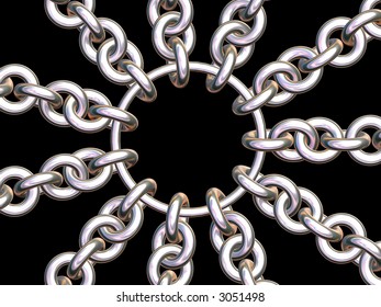 Chain Circle Stock Illustration 3051498 | Shutterstock