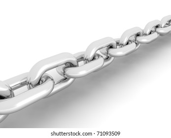 Weakest Link Concept Broken Metal Chain: Stockillustration 220847104 ...