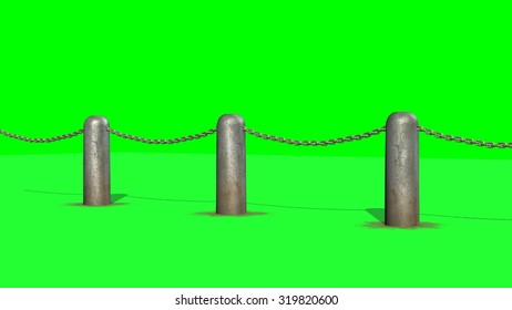 Chains Blockade Green Screen Stock Illustration 319820600 | Shutterstock