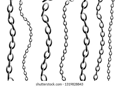 Chainsfreely Hanging Chains Stock Illustration 1319828843 | Shutterstock