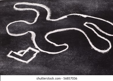 294 Gun Chalk Outline Images, Stock Photos & Vectors | Shutterstock