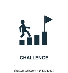 Challenge Icon Illustration Creative Sign Gamification Stock ... Challenge Icon Illustration Creative Sign Gamification Stock ...