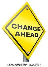 Change Ahead Changes Improvement Making Thing Stock Illustration ...