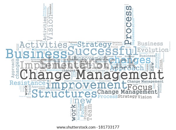 Change Management Word Cloud Stock Illustration 181733177 | Shutterstock