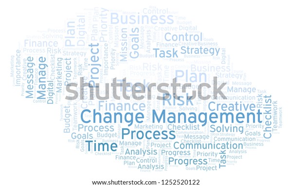 Change Management Word Cloud Made Text Stock Illustration 1252520122 ...