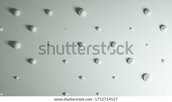 Chaotic Balls Background 3d Render Stock Illustration 1752714527 ...