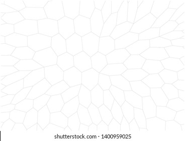 Chaotic Distorted Polygonal Grid Hexagons Modern Stock Illustration ...