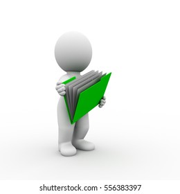 Character Holding File Folder Stock Illustration 556383397 | Shutterstock