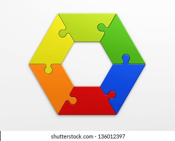 1,406 6 piece jigsaw Images, Stock Photos & Vectors | Shutterstock
