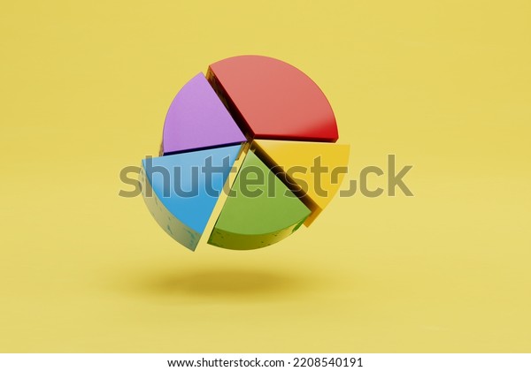 Chart Divided Into Cells Different Colors Stock Illustration 2208540191 ...