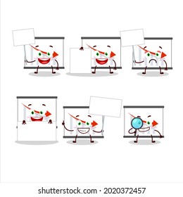 Chart Going Down Cartoon Character Bring Stock Illustration 2020372457 ...