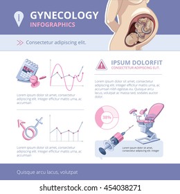 Flat Vitro Fertilization Ivf Infographics Stock Vector (Royalty Free ...
