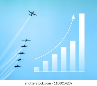 619 Airplane bar graph Images, Stock Photos & Vectors | Shutterstock
