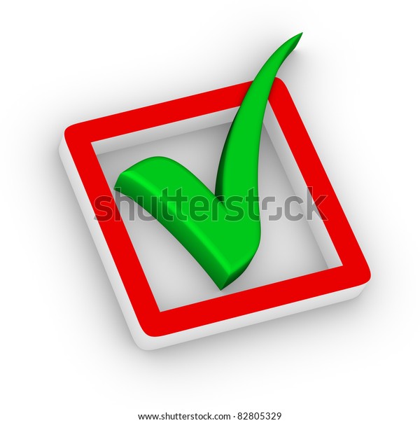 Check Box Green Check Mark Stock Illustration 82805329 | Shutterstock