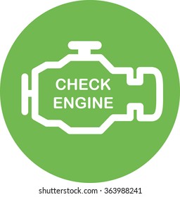 Check Engine Icon Stock Illustration 363988190