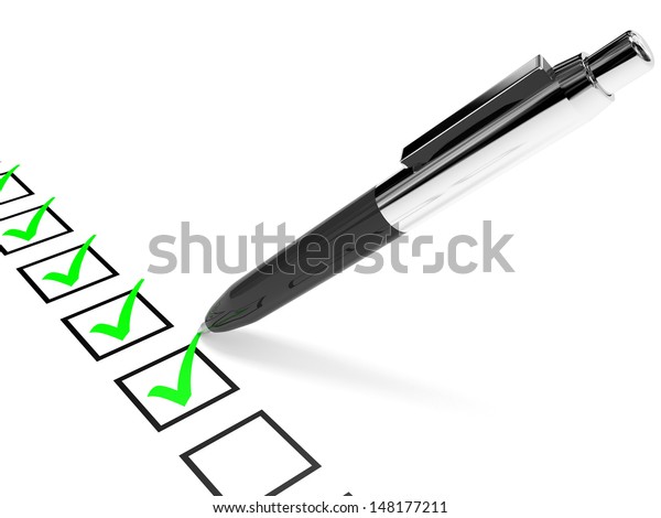 Check List Green Ticks Checkboxes Pen Stock Illustration 148177211 ... Check List Green Ticks Checkboxes Pen Stock Illustration 148177211 ...