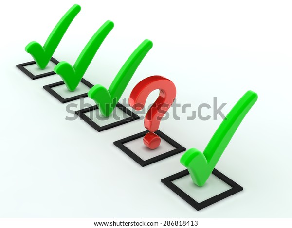 Check List Question Mark Stock Illustration 286818413 | Shutterstock