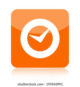 Check Mark Clock Icon Stock Illustration 195943991 | Shutterstock