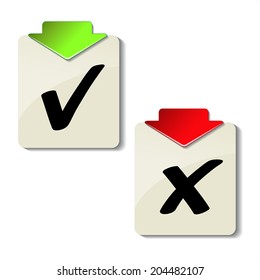 Check Mark Labels Stock Illustration 204482107 | Shutterstock