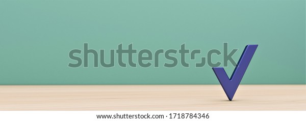 Check Mark Model Glossy Effect Over Stock Illustration 1718784346 ...