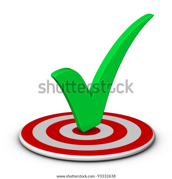 Check Mark Target Stock Illustration 93332638 | Shutterstock