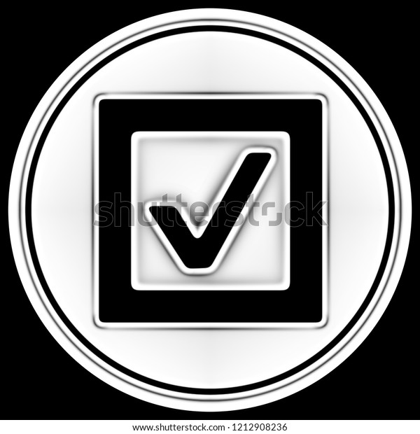 Checkbox Circle Illustration Stock Illustration 1212908236 | Shutterstock