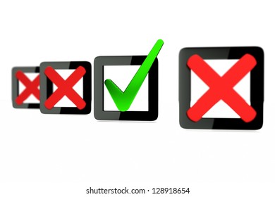 Checkboxes Isolated On White Stock Illustration 128918654 | Shutterstock