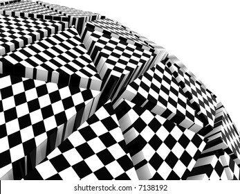 Checker Background 3d Stock Illustration 7138192 | Shutterstock