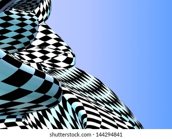 Checkered 3d Background Stock Illustration 144294841 | Shutterstock