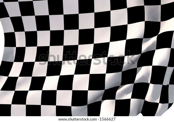 Checkered Flag Wind Stock Illustration 1566627 | Shutterstock
