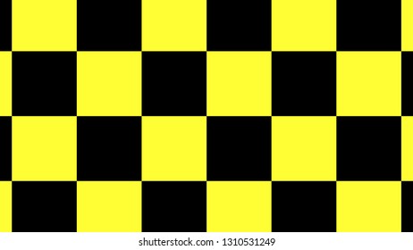 Checkered Pattern Tile Background Black Yellow Stock Illustration ...