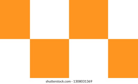 Checkered Pattern Tile Background White Orange Stock Illustration ...