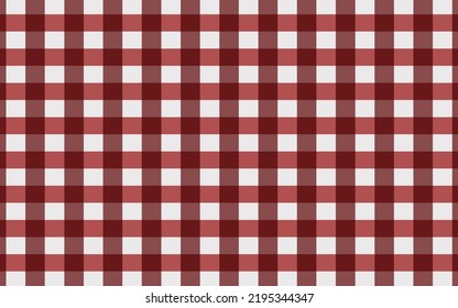 Checkered Red White Pattern Background Seamless Stock Illustration ...
