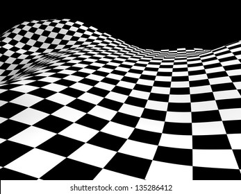 Checkered Texture 3d Background Illustration High Stock Illustration ...