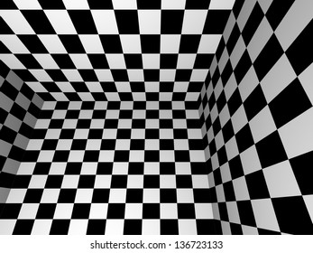 Checkered Texture 3d Background Stock Illustration 136723133 | Shutterstock