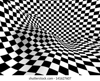 Checkered Texture 3d Backgroundabstract Design Concept Stock ...