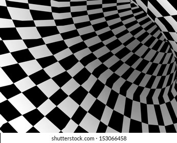 Checkered Texture 3d Background Abstract Design Stock Illustration ...