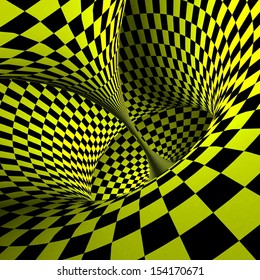 Checkered Texture 3d Background Abstract Design Stock Illustration ...