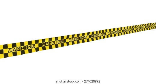 Checkered Warning Tape Line Angle Stock Illustration 274020992 ...