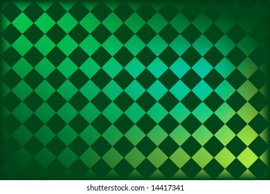Checkeredargyle Pattern Forest Green Edges Gradient Stock Illustration ...