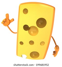 Sad Cheese Illustration Vector On White Stock Vector (Royalty Free ...