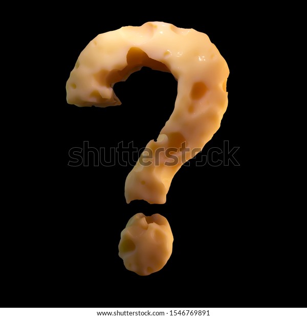 Cheese Question Mark Yellow Soft Stock Illustration 1546769891 ...