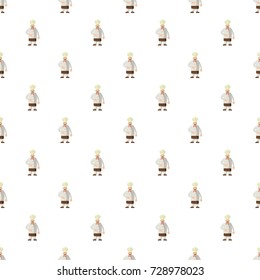 Chef Pattern Seamless Repeat Cartoon Style Stock Illustration 728978023 ...