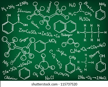 Chemical equations background Images, Stock Photos & Vectors | Shutterstock