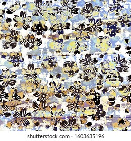Cherry Blossom Repeat Pattern Texture Background Stock Illustration ...