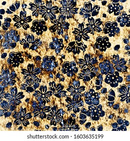Cherry Blossom Repeat Pattern Texture Background Stock Illustration ...