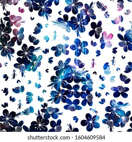 Cherry Blossom Repeat Pattern Texture Background Stock Illustration ...
