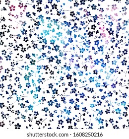 Cherry Blossom Repeat Pattern Texture Background Stock Illustration ...